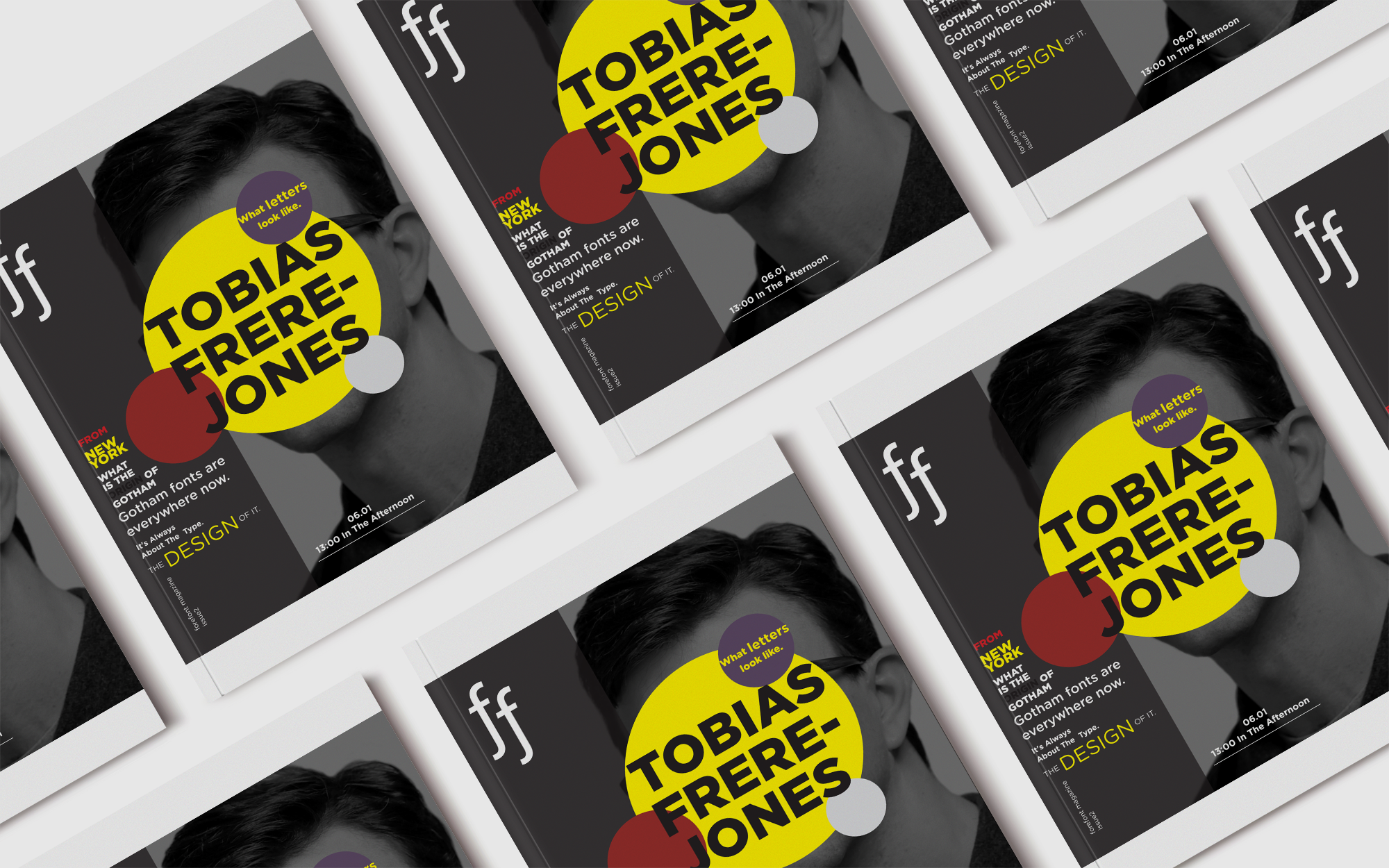 " TOBIAS FRERE -JONES" /" FONT GOTHAM" - Graphic design...